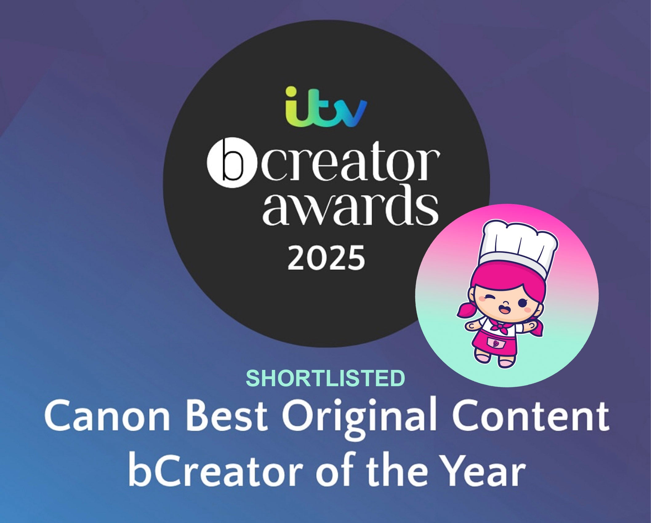 ITV B Creator - SHORTLISTED! – My Mini Bakes